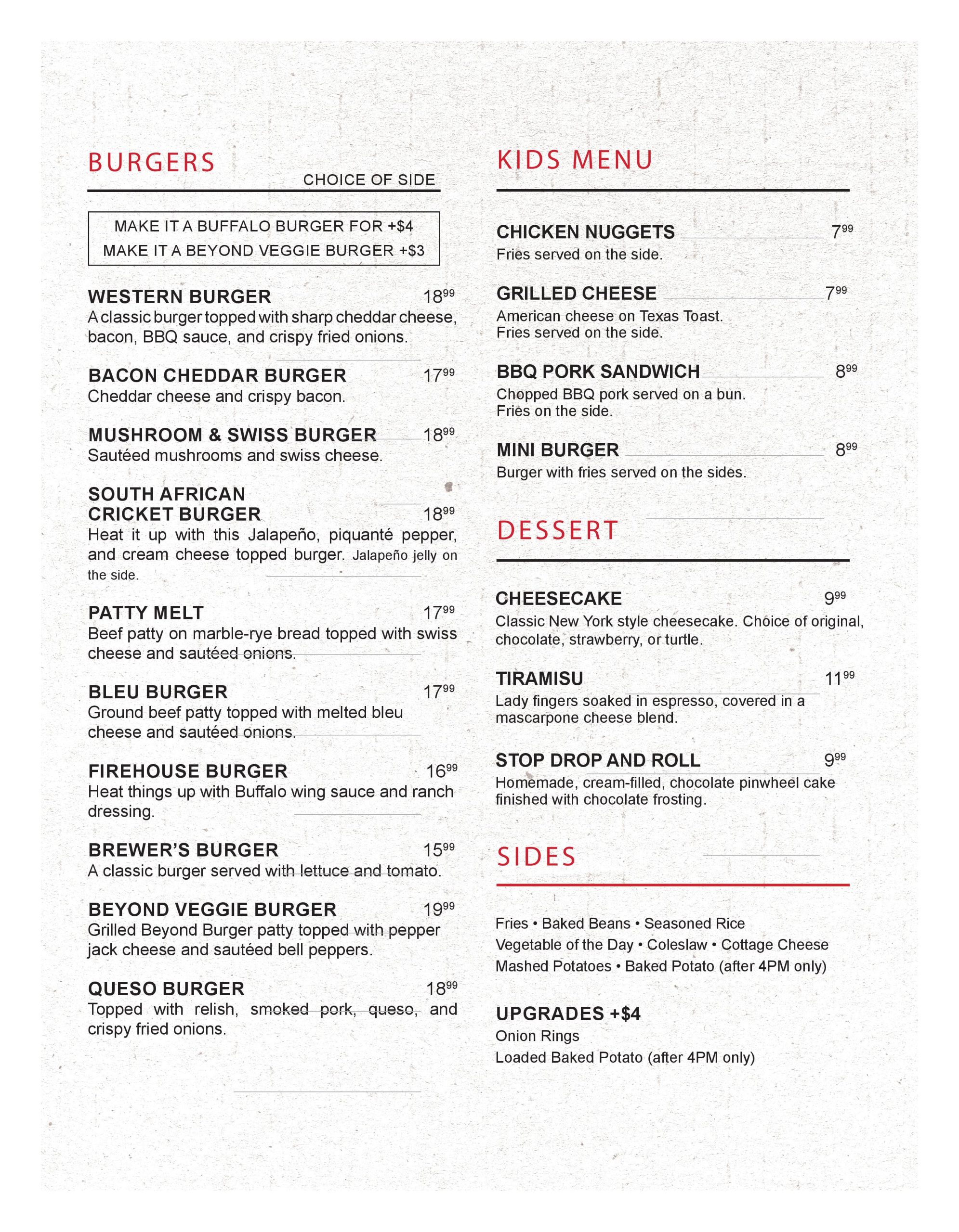 Rapid City Restaurant | Burgers | Places to Eat